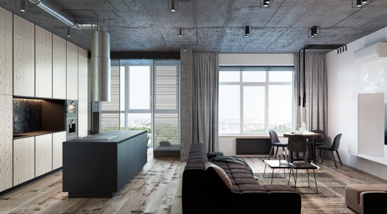 3 Concrete Lofts With Wide Open Floor Plans