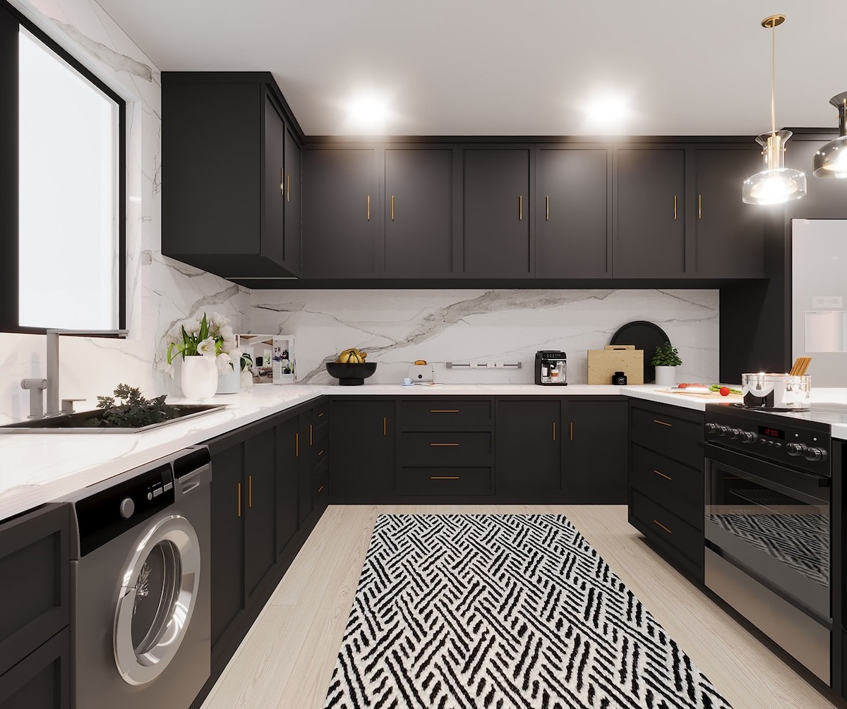 35 Black Kitchen Designs to Inspire Darker Renovation Ideas