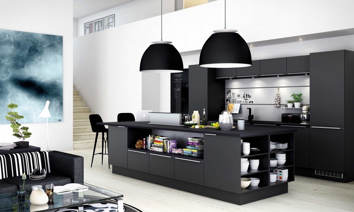 35 Black Kitchen Designs to Inspire Darker Renovation Ideas