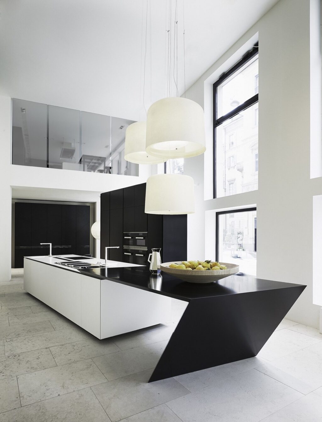 50 Modern Kitchen Designs That Use Unconventional Geometry