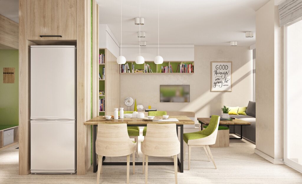 Two Different Springtime Themes In Two Small Apartments