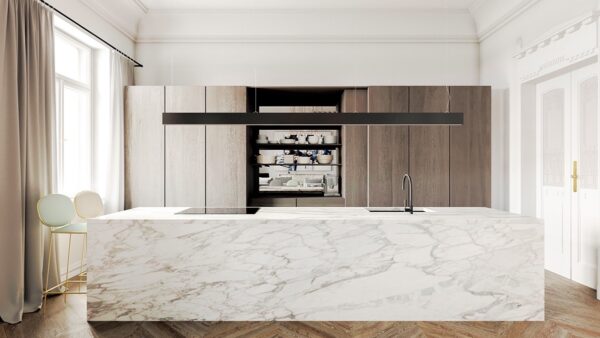 36 Marvellous Marble Kitchens That Spell Luxury