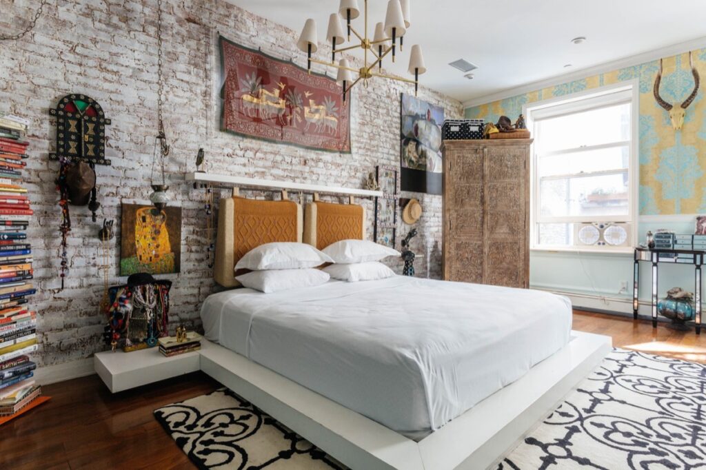 Bedrooms With Exposed Brick Walls