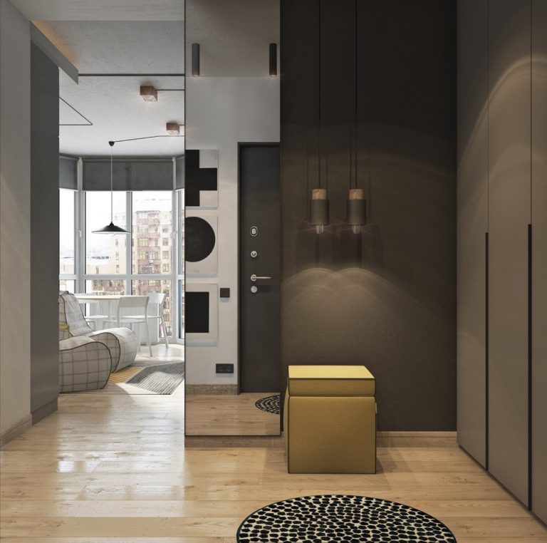 Small Apartment Entry | Interior Design Ideas