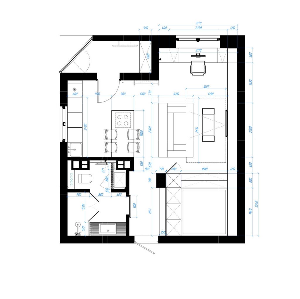 Studio Apartments In Three Modern Styles