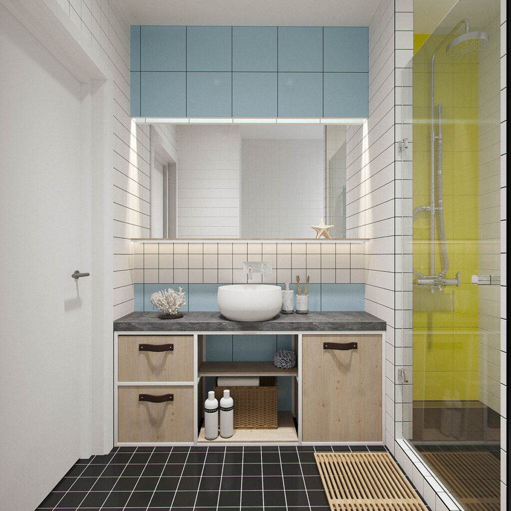 Industrial Russian Interior With Quirky Colour Twists (Including Floor ...