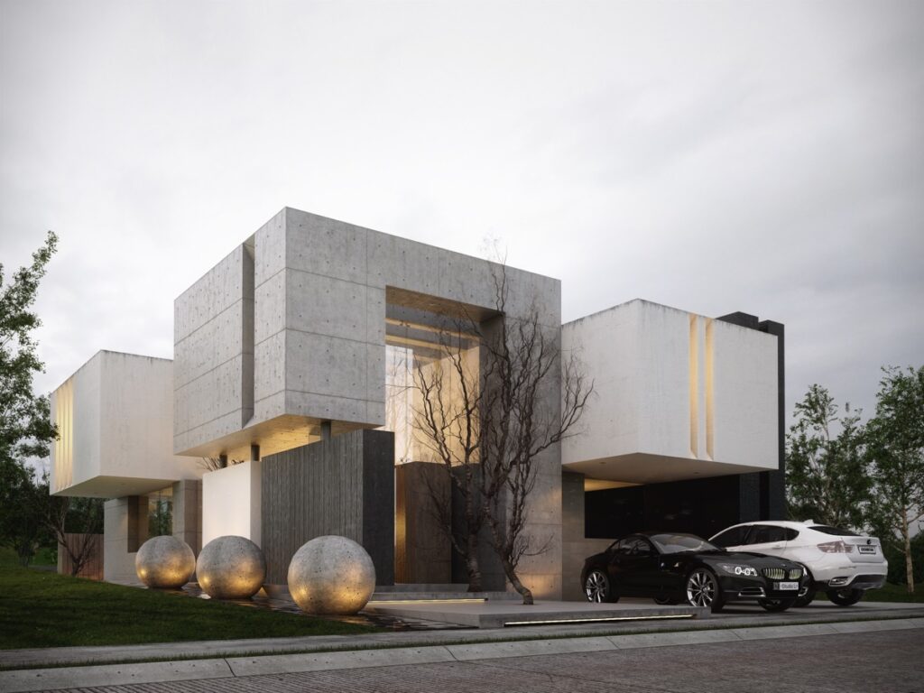 51 Stunning Modern Home Exterior Designs That Have Awesome Facades