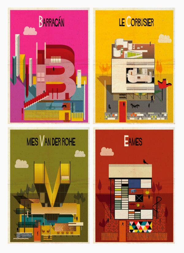 40 Beautiful Architectural Prints & Posters For People Who Love The Craft