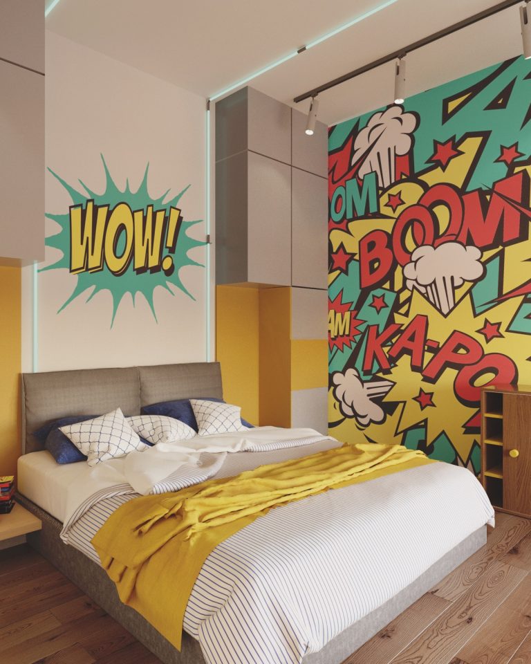 comic book teen room | Interior Design Ideas