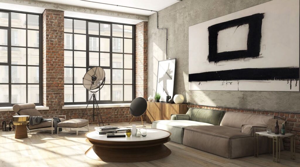 Industrial Style Living Room Design: The Essential Guide