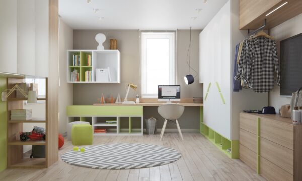green and wood | Interior Design Ideas