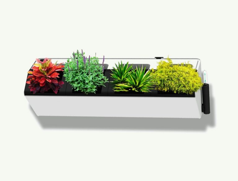 modern wall mounted self watering herb planter | Interior Design Ideas