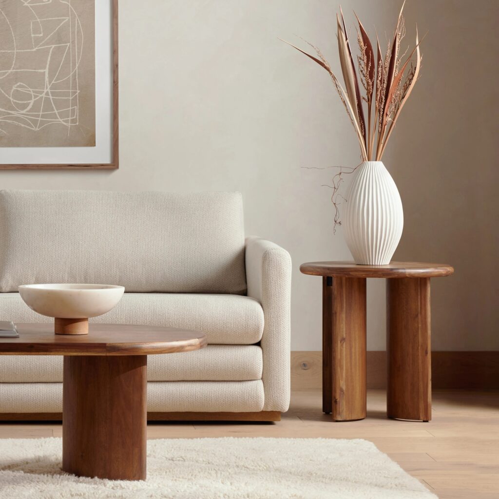 51 Unique End Tables That Add The Perfect Living Room Finish
