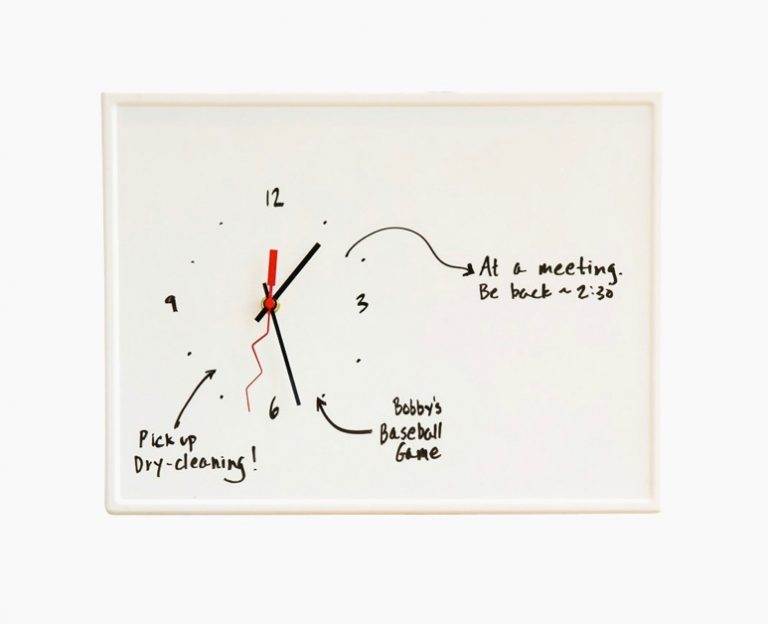 whiteboard novelty kitchen clocks | Interior Design Ideas