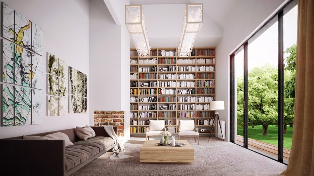Living Rooms for Book Lovers