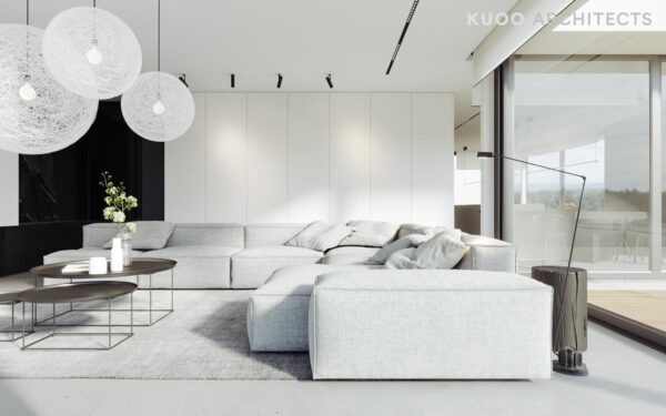 Two Modern, Minimalist Homes That Indulge in Lots of White