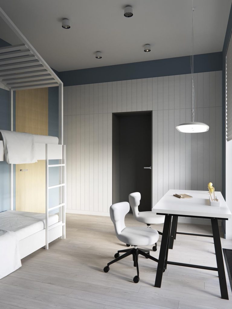 modern kids study area | Interior Design Ideas