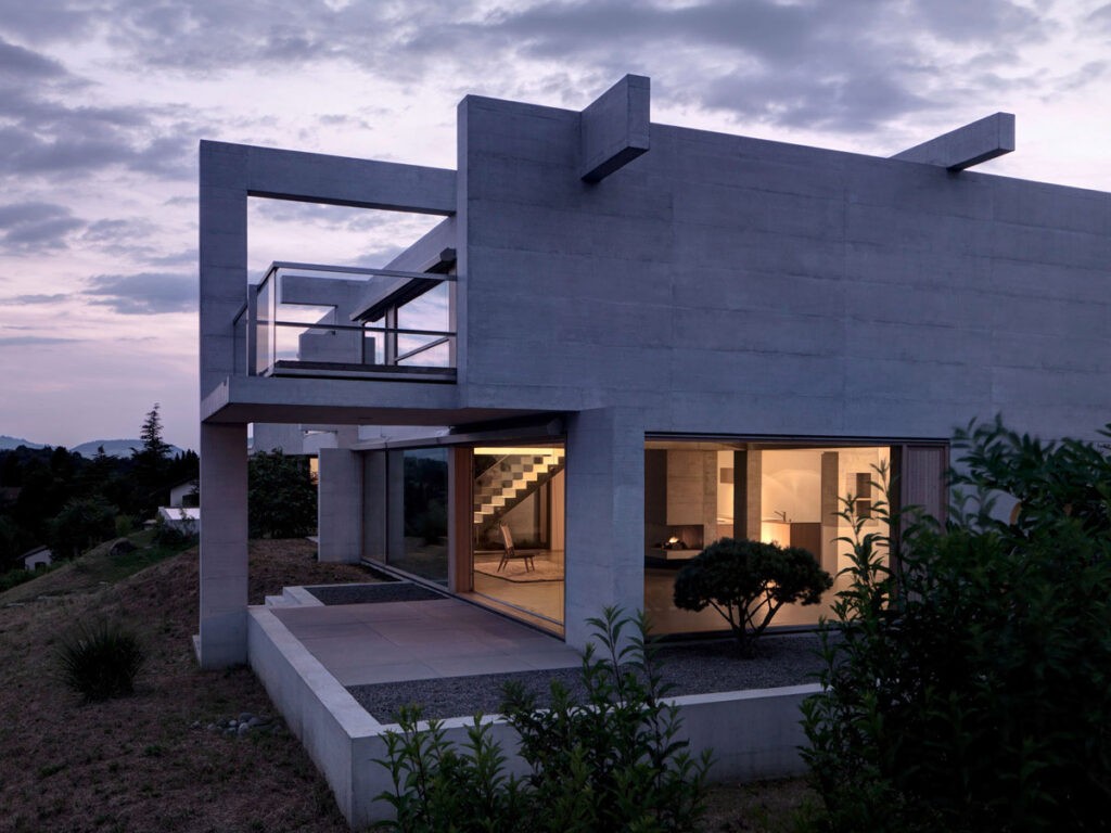Swiss Cubic House Tour, A Contemporary Concrete Landmark