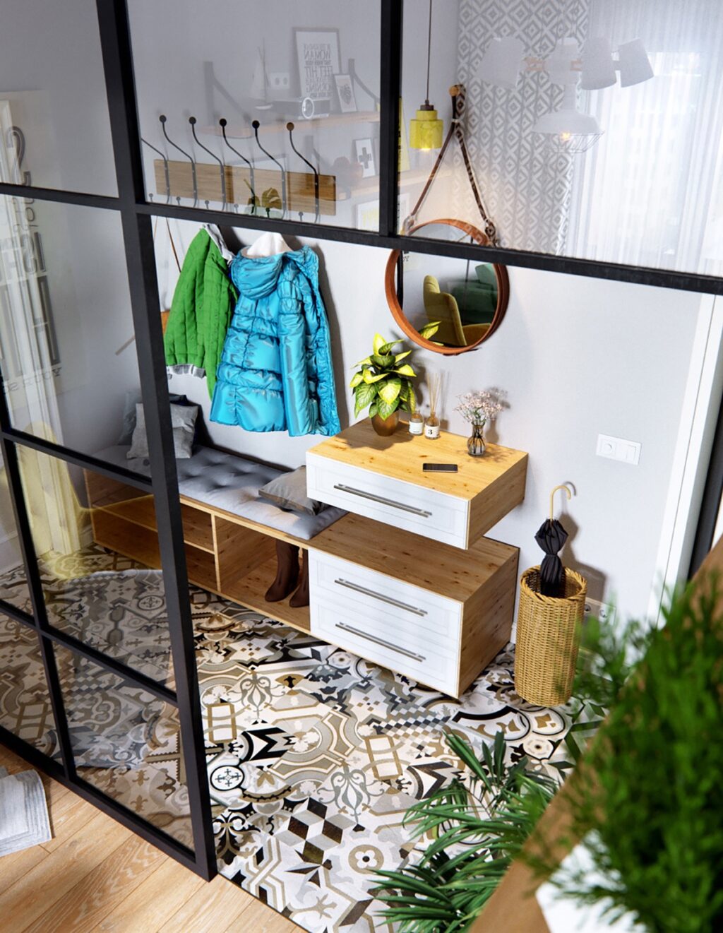 Hall storage | Interior Design Ideas