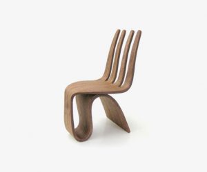 fork shaped wooden awesome chairs | Interior Design Ideas