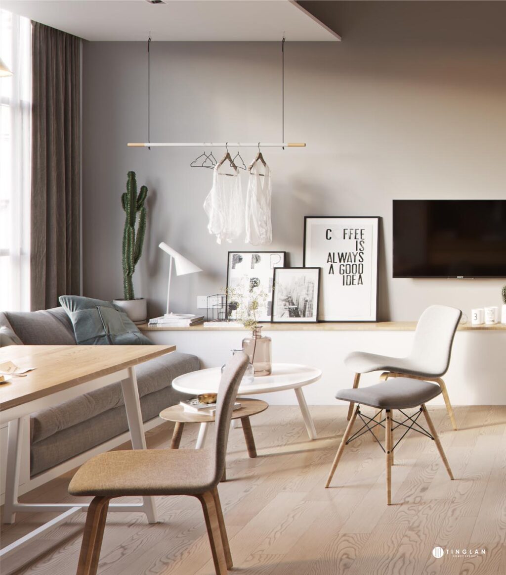 light gray wall color | Interior Design Ideas