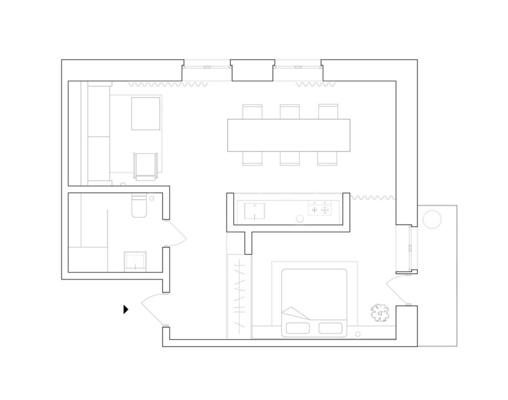 Using Dark Color Schemes For Small Homes: 3 Examples With Floor Plans