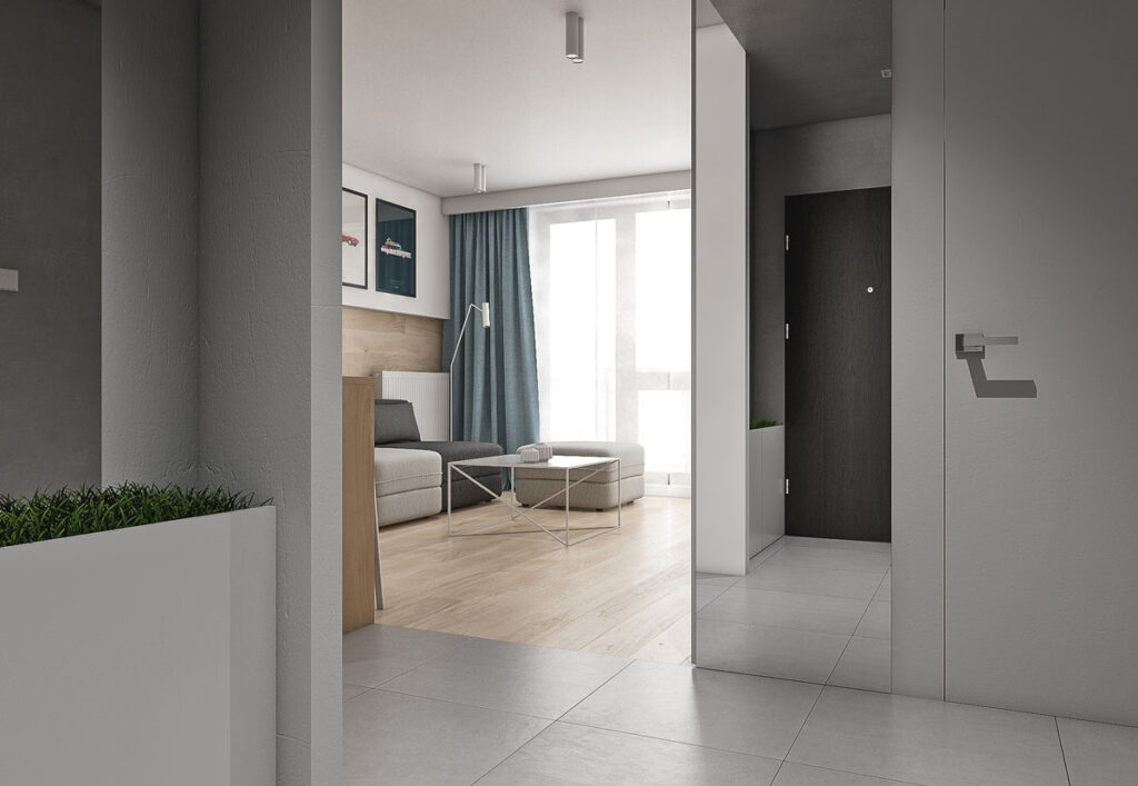 Dark Grey, White & Wood Tone Decor With Personal Flair