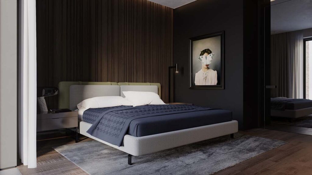 Using Dark Color Schemes For Small Homes: 3 Examples With Floor Plans