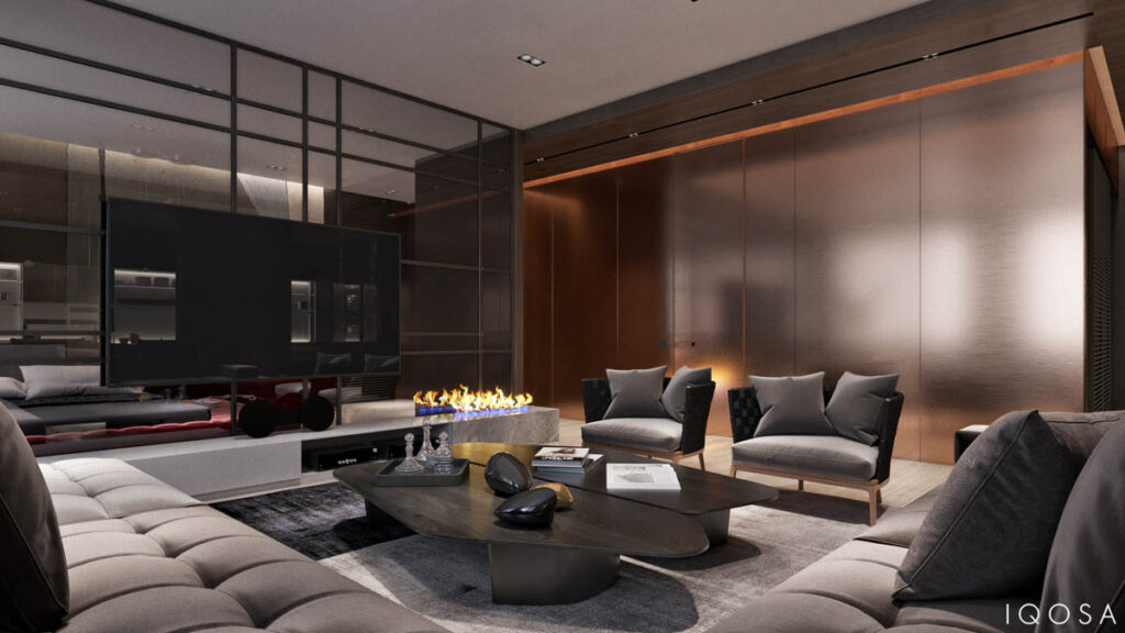 Luxury Apartment Interior Design Using Copper: 2 Gorgeous Examples