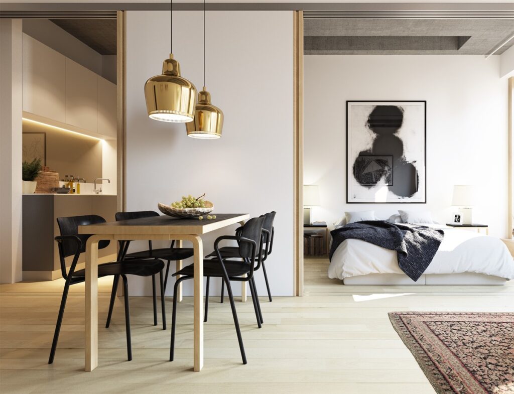 4 Small Studio Interior Designs That Give Little Places A Lift