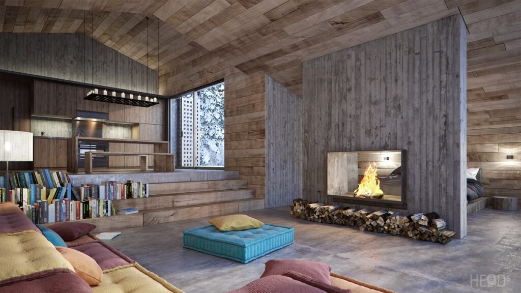 Modern Cabin Interior Design: 4 Inspiring Examples To Get Your Creative ...
