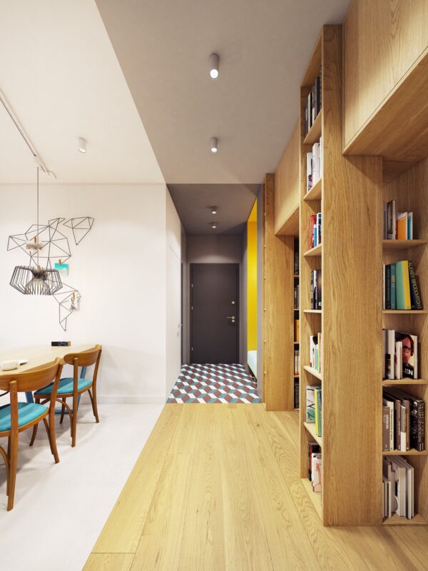 Funky Modern Interior with Natural Accents & Geometric Decor