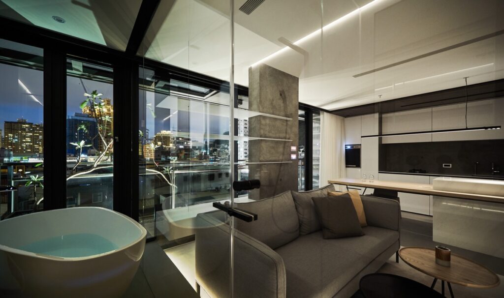 True Open Plan Apartment Under 50 Square Meters(500 Square Feet) With ...