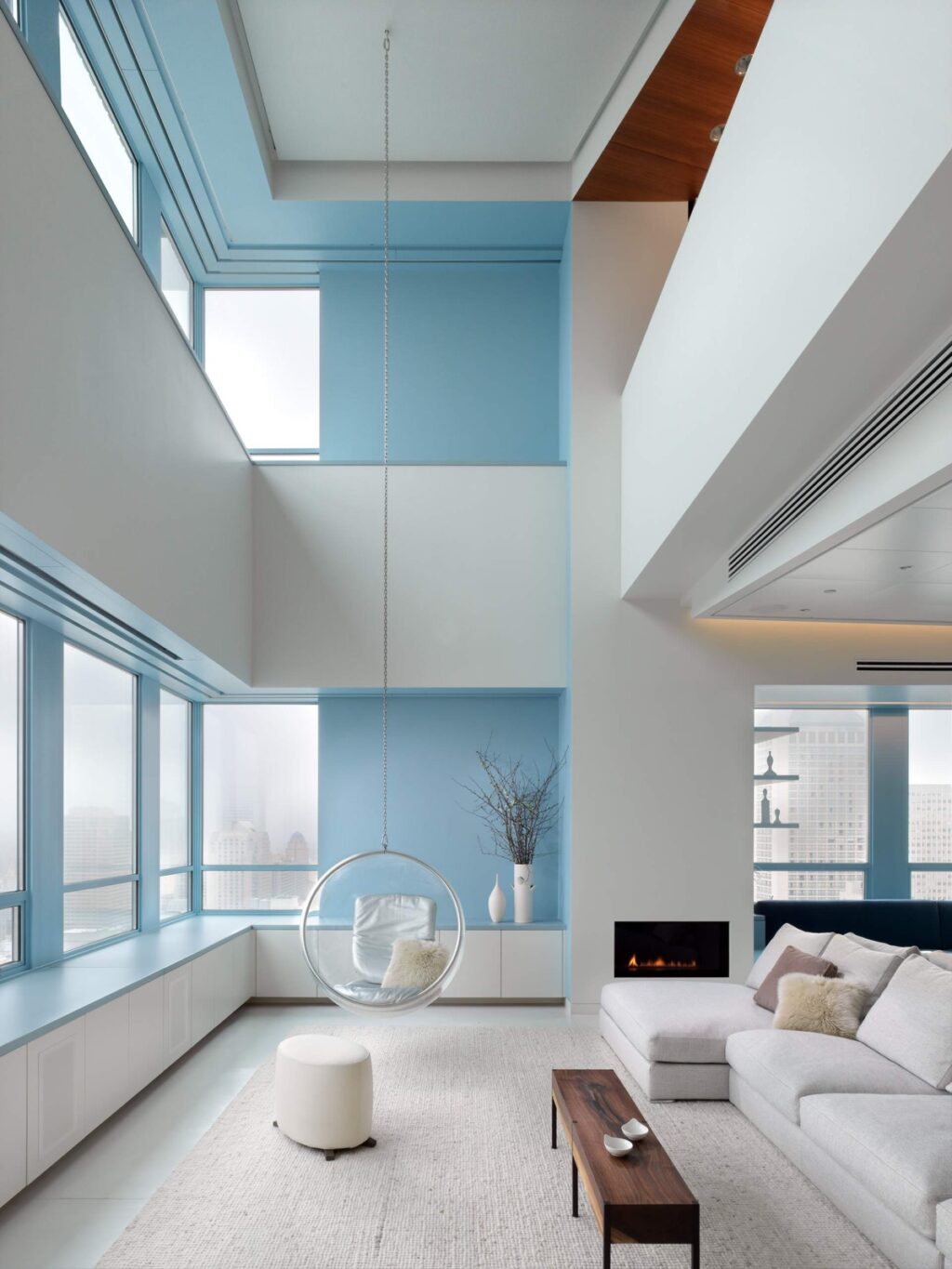 30 Blue Living Rooms To Relax The Mind, Body And Soul