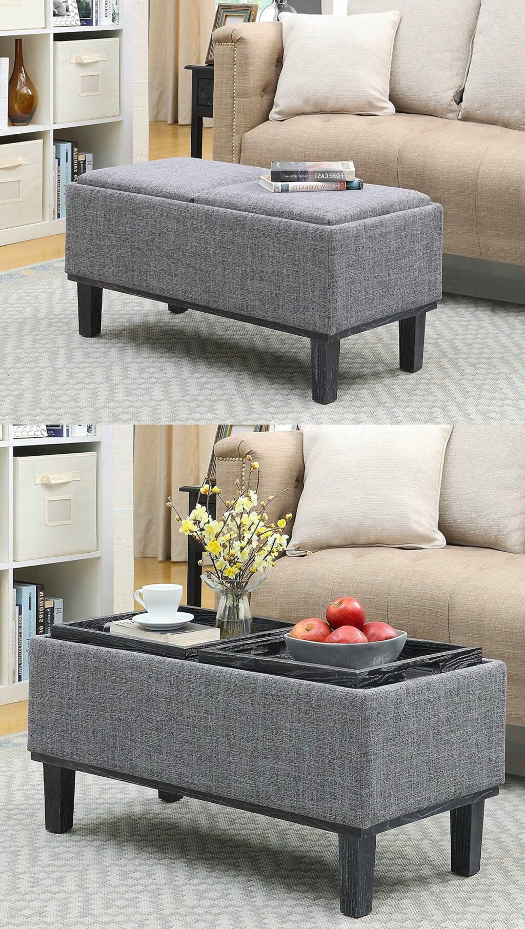 41 Beautiful Ottoman Coffee Tables To Maximise Your Lounge Space