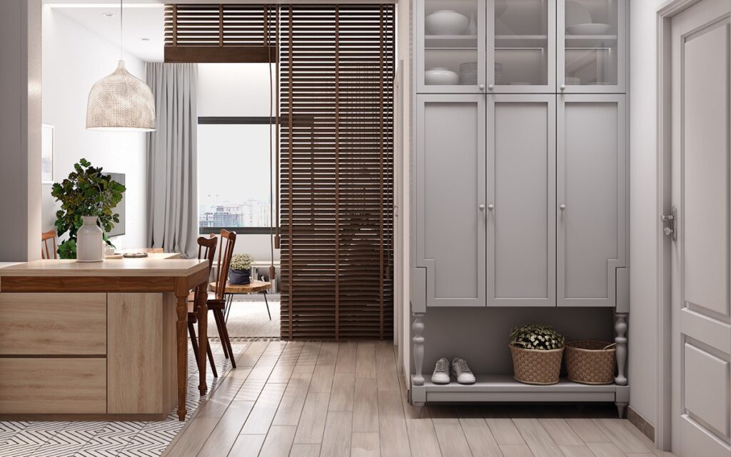 Hallway storage unit | Interior Design Ideas