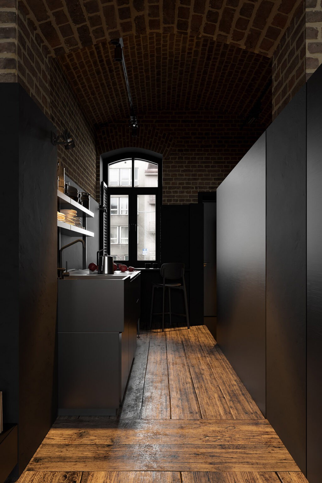 Modern Dark Interior Design