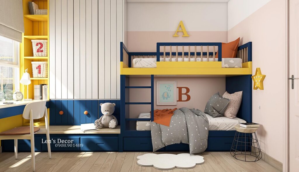 Yellow Kids' Rooms: How To Use & Combine Bright Decor