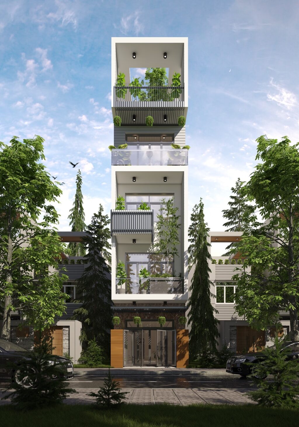 50 Narrow Lot Houses That Transform A Skinny Exterior Into Something ...