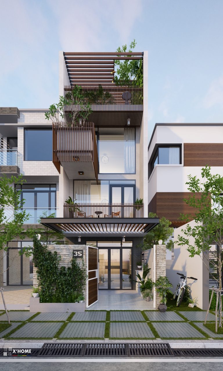 50 Narrow Lot Houses That Transform A Skinny Exterior Into Something ...