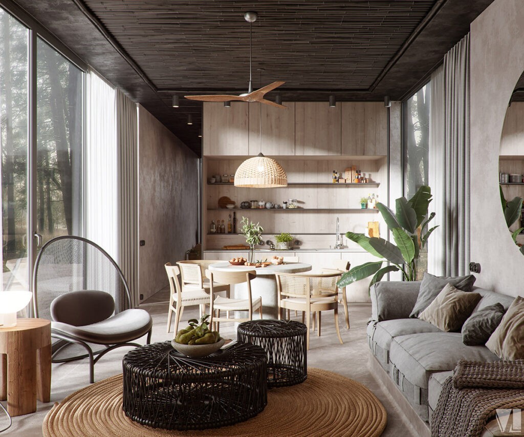 Two Nature Loving Boho Interiors