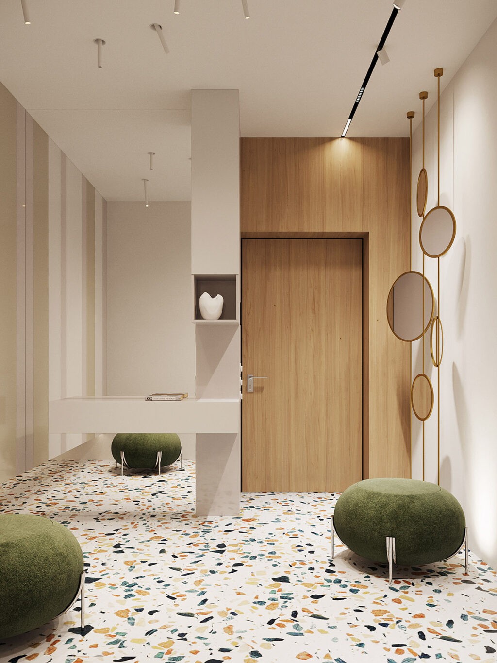 Green stool | Interior Design Ideas