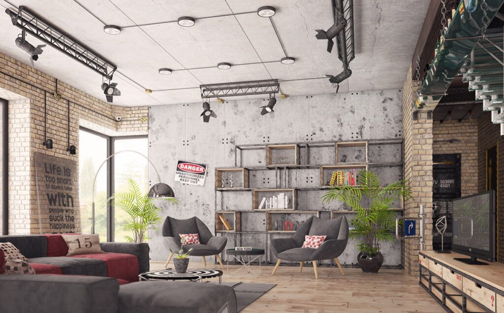 Four Types of Industrial Style Decor