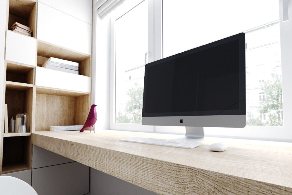 Two Small Apartments: A Blue Oasis of Minimalist Living