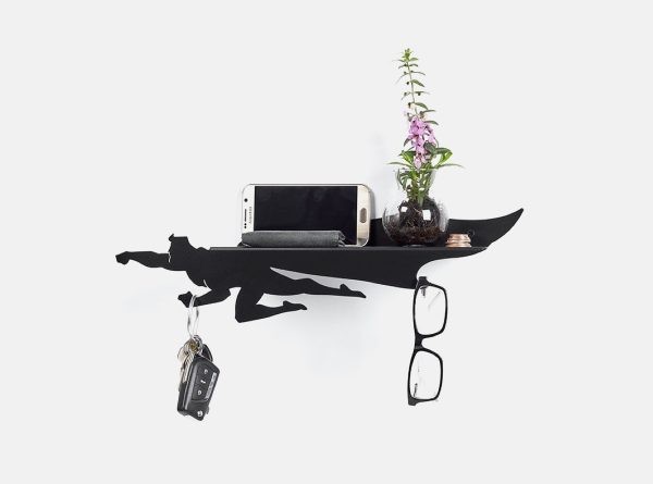 Product Of The Week: A Superhero Shelf With Hooks