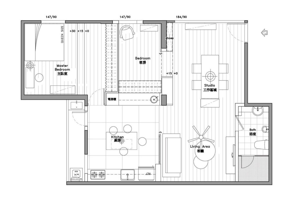 Home layout plan | Interior Design Ideas