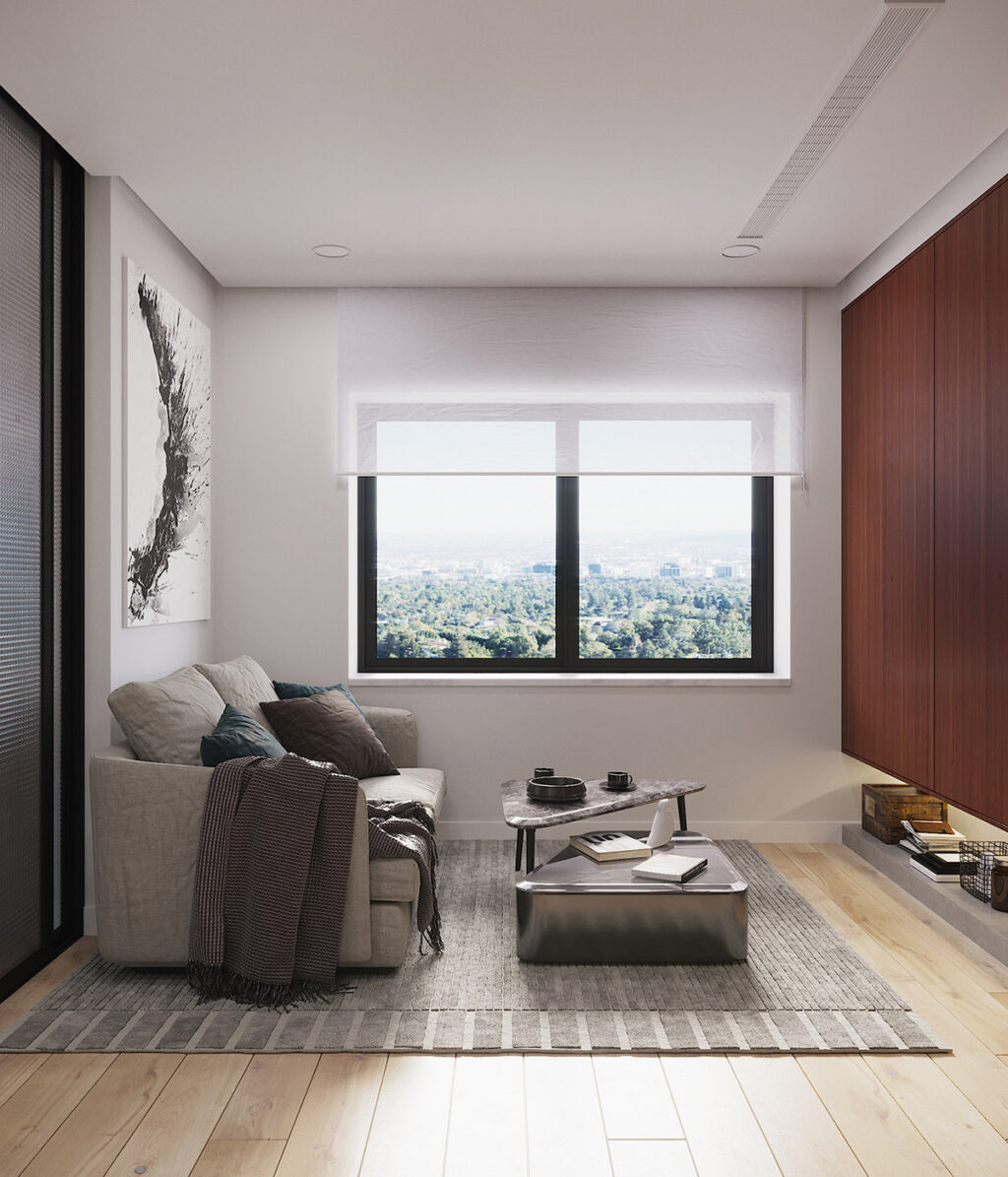 Two Different Methods of Dividing A Studio Apartment