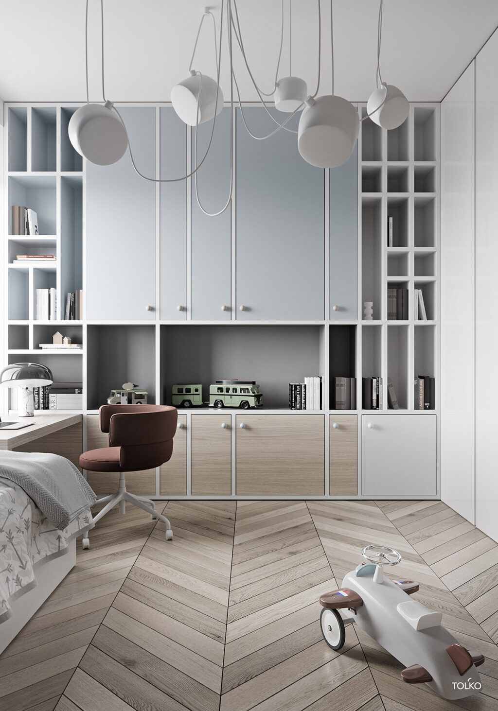 A Luxury Home With A Jungle Gym Bedroom