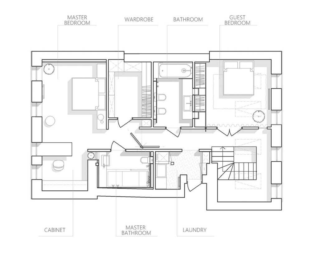 Modern Eclectic Apartment in a Historical Host Building