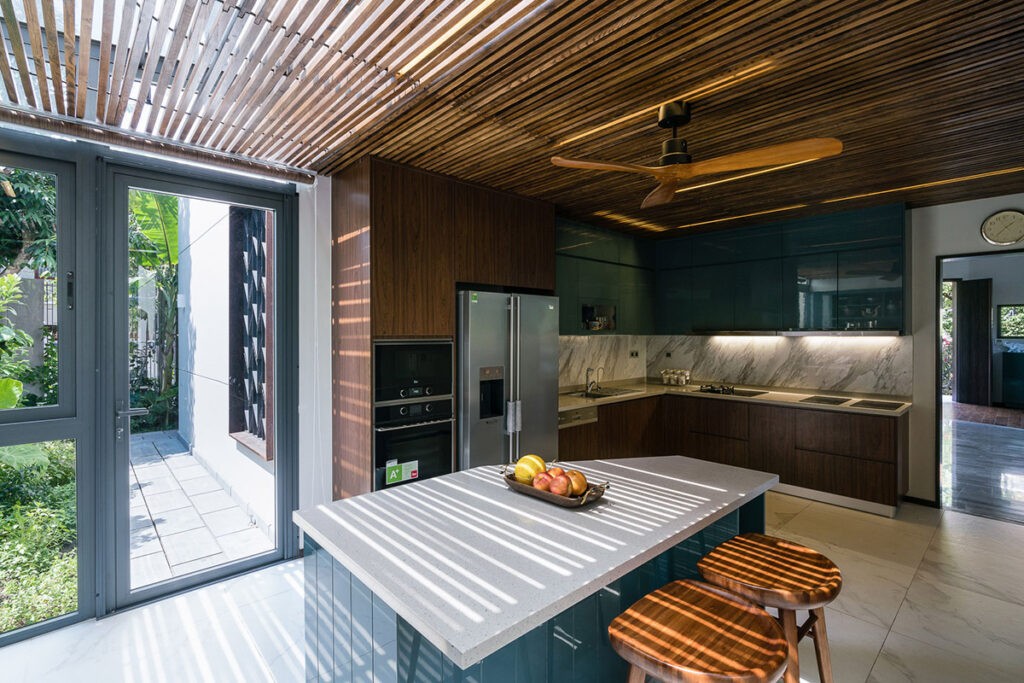 Vietnamese Villa With Open Plan Spaces & Mezzanine Levels